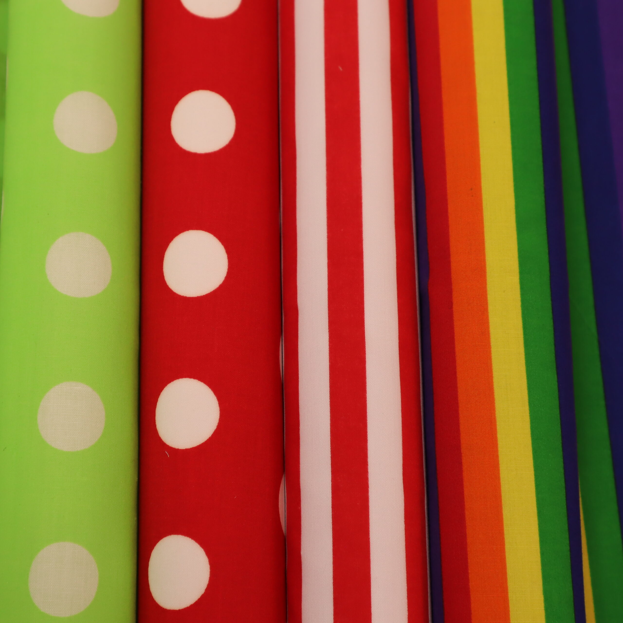 Spots and Stripes Poly Cotton | Showtime Fabrics